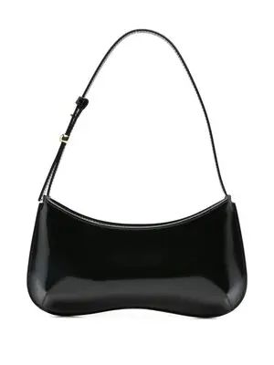 Jacquemus Le Bisou Leather Shoulder Bag - Black