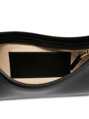 Jacquemus Le Bisou Leather Shoulder Bag - Black