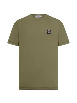 Stone Island Logo Cotton T-shirt