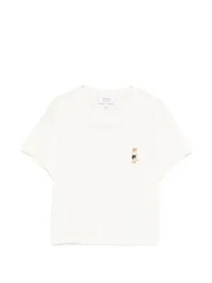 Maison Kitsuné Dressed Fox Cotton T-shirt - White