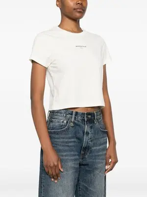 Maison Kitsuné Logo Cotton T-shirt - Beige
