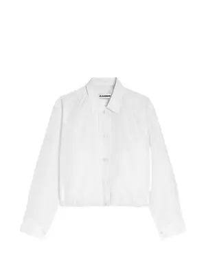 JIL SANDER Cropped Blouson Jacket - White