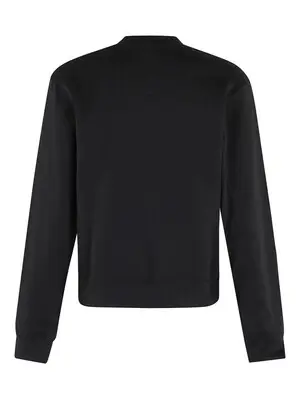 Adidas By Stella McCartney Logo Cotton Sweatshirt - Black