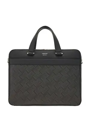 FERRAGAMO Monogram Handbag - Black