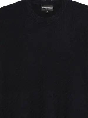 Emporio Armani Knitted T-shirt - Blue