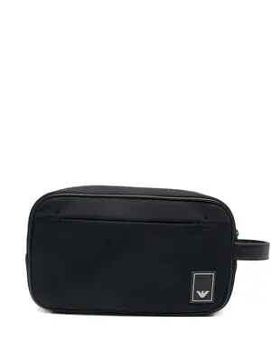 Emporio Armani Nylon Beauty-case - Blue