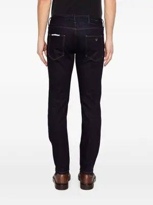 Emporio Armani Cotton Denim Jeans - Blue
