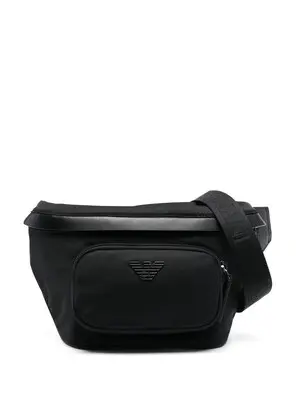 Emporio Armani Nylon Backpack - Black