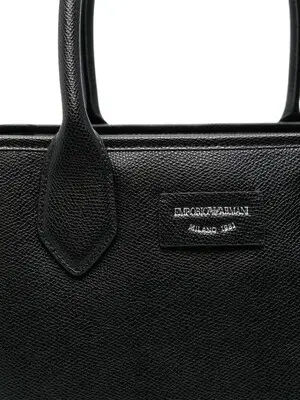 Emporio Armani Medium Tote Bag - Black