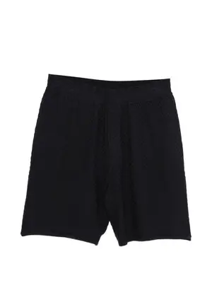 Emporio Armani Knitted Shorts - Blue