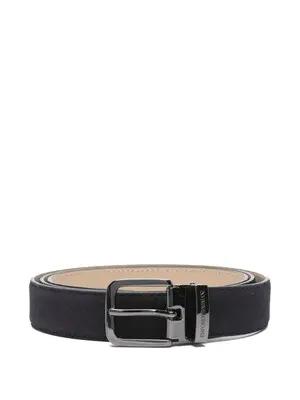 Emporio Armani Leather Belt - Blue