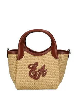 Emporio Armani Straw Tote Bag