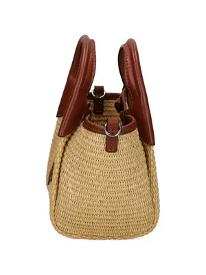 Emporio Armani Straw Tote Bag