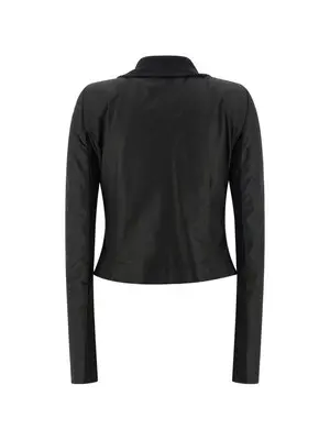 Rick Owens Leather Jacket - Black