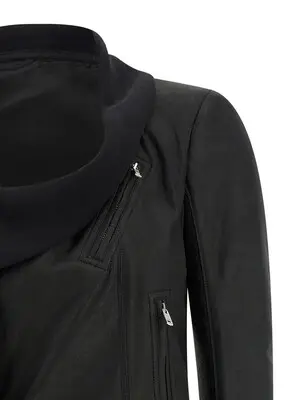 Rick Owens Leather Jacket - Black