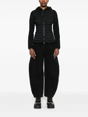Moncler Padded Zip Cardigan - Black