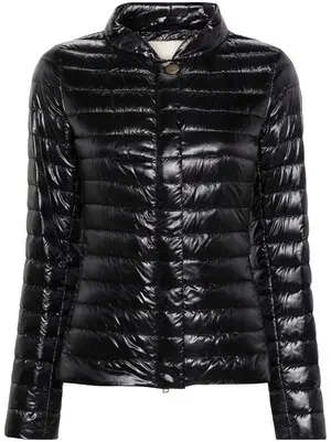 Herno Nylon Short Down Jacket - Black