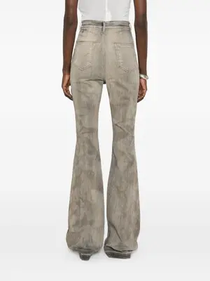 Rick Owens Bootcut Denim Jeans - Grey