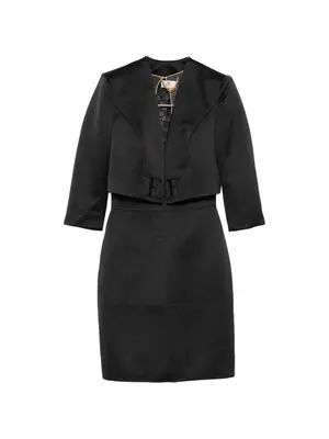 Elisabetta Franchi Midi Dress - Black