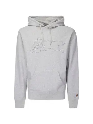 ICECREAM Logo Cotton Hoodie - Grey
