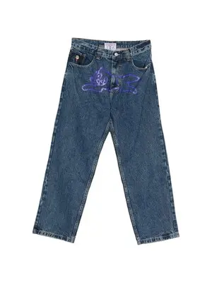 ICECREAM Running Dog Denim Jeans - Blue