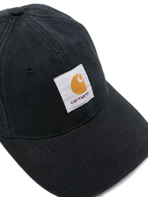 Carhartt Work In Progress Logo Baseball Cap - Black