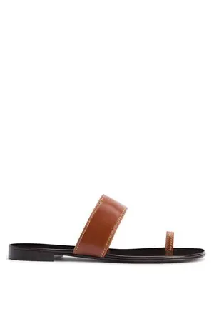 GIUSEPPE ZANOTTI Nitis Flat Thong Sandals - Gold