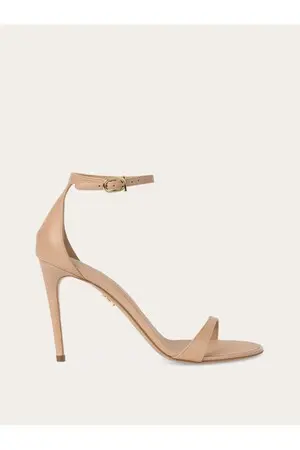 FERRAGAMO Strappy Stiletto Sandal - Natural