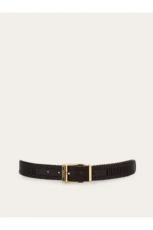 FERRAGAMO Adjustable Belt - Natural