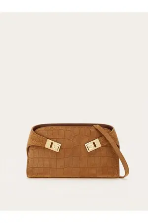 FERRAGAMO Hug Mini Crossbody Bag - Brown