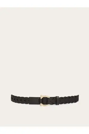FERRAGAMO Gancini Fixed Belt - Gold