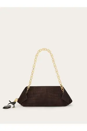 FERRAGAMO Gancini Chain Shoulder Bag