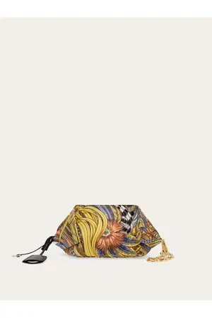 FERRAGAMO Gancini Chain Folded Clutch - Multicolor