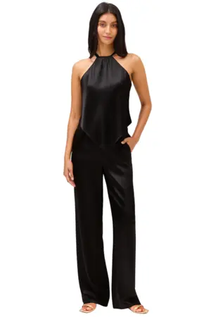 ALLISON NEW YORK Sebastian Halter Neck Tank - Black