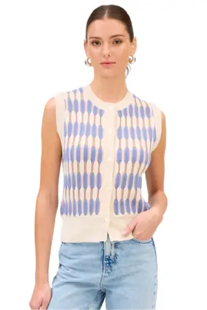 Allison Rose Knit Vest
