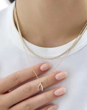 Ring Concierge Wishbone Necklace