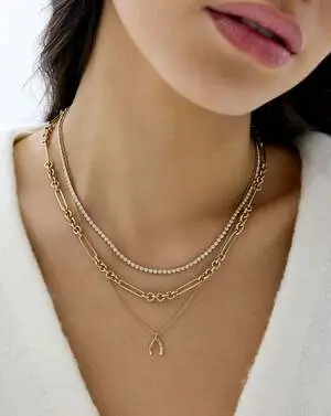 Ring Concierge Wishbone Necklace