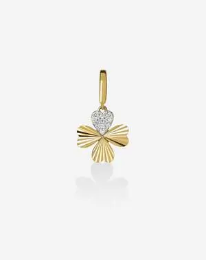 Ring Concierge Pavé Diamond Clover Charm - One-color