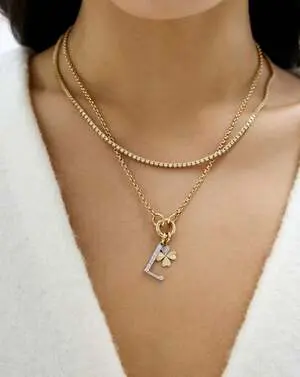 Ring Concierge Pavé Diamond Clover Charm