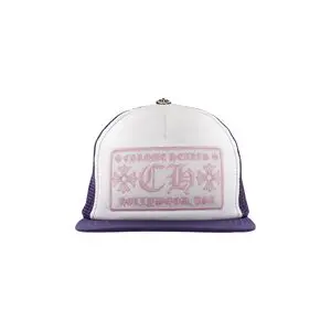 Chrome Hearts Ch Hollywood Trucker Hat - Purple