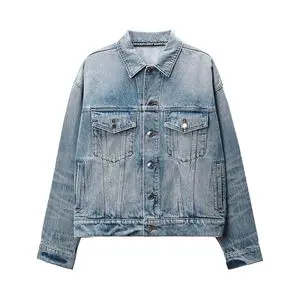 Alexander Wang Game Jacket With Logo - Blue