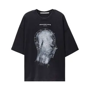 Alexander Wang Eastern Medicine Graphic Tee - Black