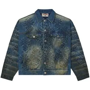 VALE FOREVER Religion Denim Jacket 'midrinse - Blue