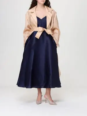 Alberta Ferretti Organza Trench Coat