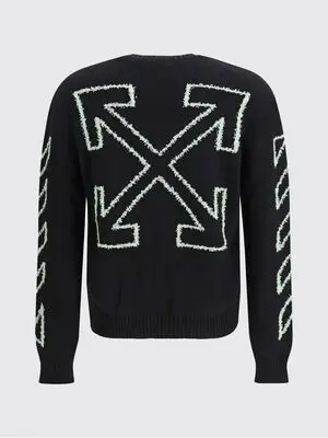 Off-White Diagonal Arrows Sweater - Black