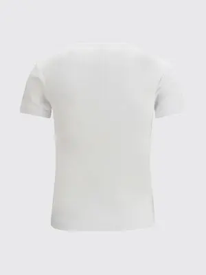 Off-White Cotton T-shirt With Logo Detail - White
