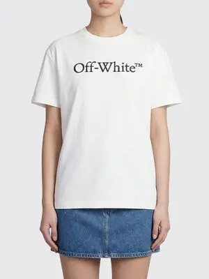 Off-White Cotton Logo T-shirt - White
