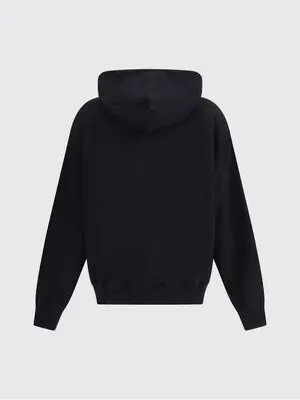 Off-White Cotton Hoodie - Black