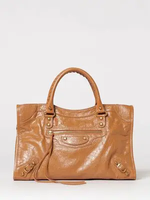 Balenciaga Le City Crinkled Leather Bag
