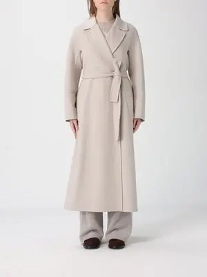 Max Mara Poldo Wool Coat - Natural